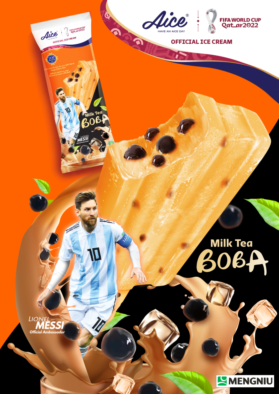 Gandeng Lionel Messi, Aice Persembahkan Aice Blueberry Cookies dan Milk ...